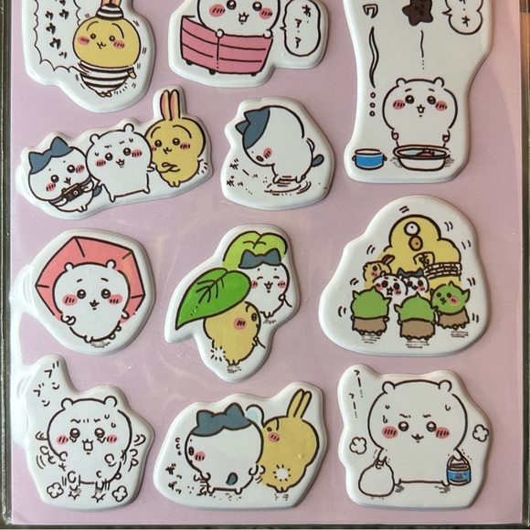 Nagano | Design | Chiikawa Nagano Thick Pvc Plastic Sticker Sheet ...